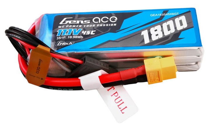 Appliance Electronics | GENSACE Li-Po G-Tech 3S 11.1V 1800mAh 45C with ...