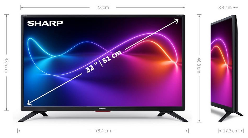 Appliance Electronics | Sharp 1TC32EE7KF2FB 32" Smart HD Ready LED TV