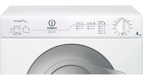 Appliance Electronics | Indesit NIS41V 4kg Vented Tumble Dryer - White ...