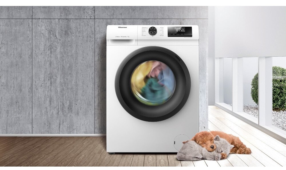 Appliance Electronics | Hisense WFQP7012EVM 7kg Washing Machine White