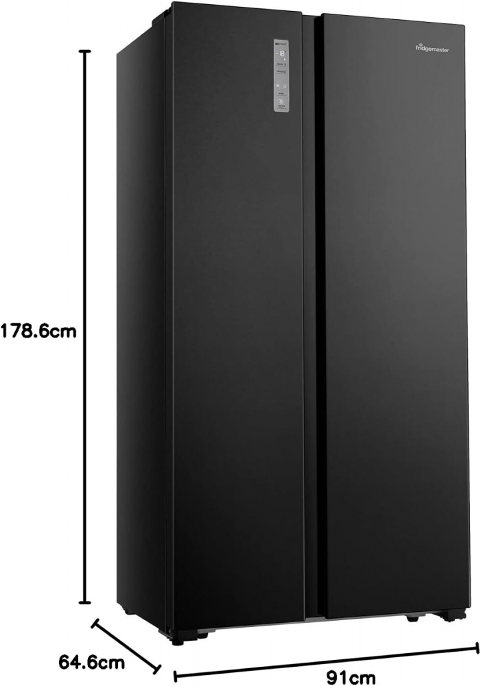 Appliance Electronics | Fridgemaster MS91520BFF 519 Litre Side-By-Side ...