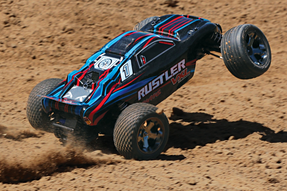 Rustler VXL Brushless 2WD TSM (TQi/No Batt or Chg) RED